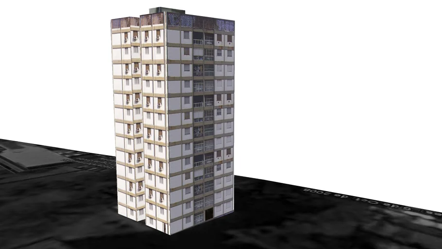 Edificio de Monoblocks-4 | 3D Warehouse