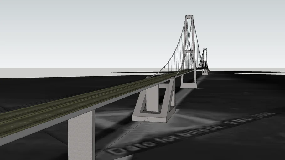 Great Belt East brigde | 3D Warehouse