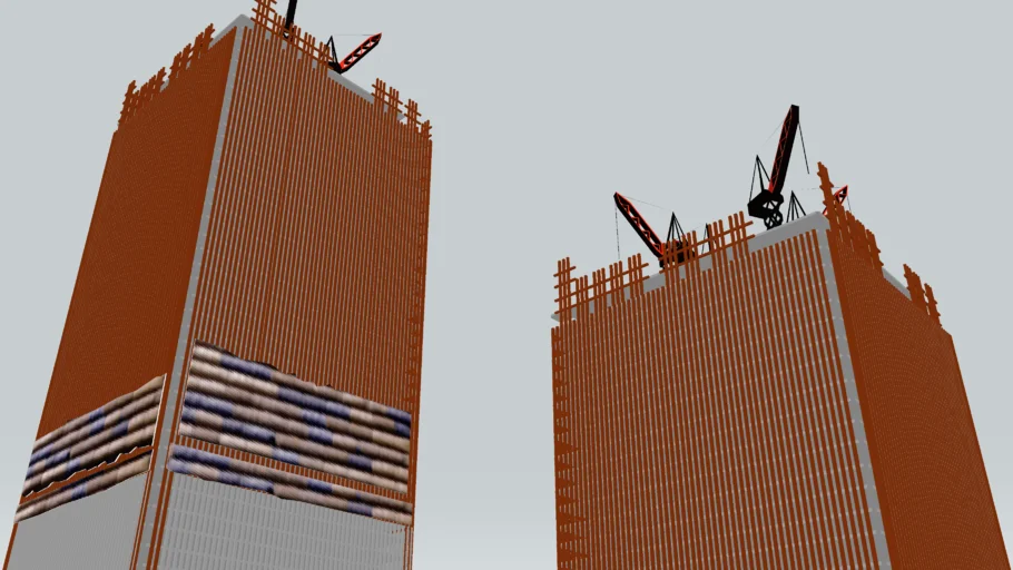 Old World Trade Center Construction | 3D Warehouse