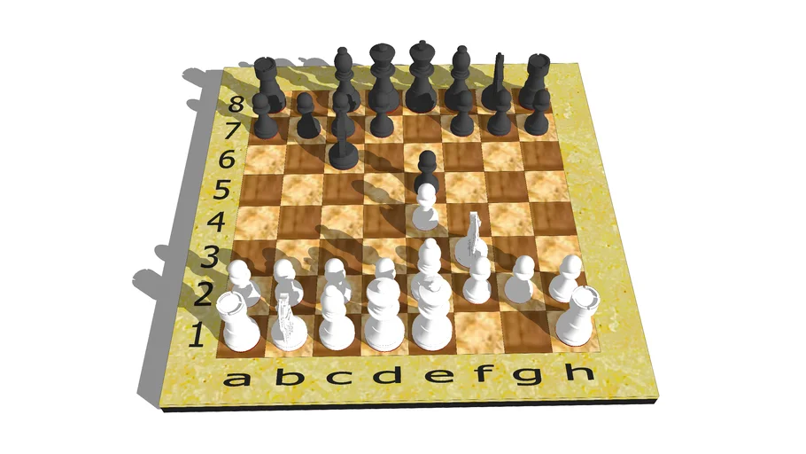 Chess - Open game openings | 3D Warehouse