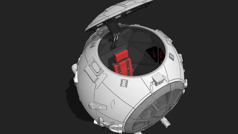 TIE Fighter Cockpit Ball | 3D Warehouse