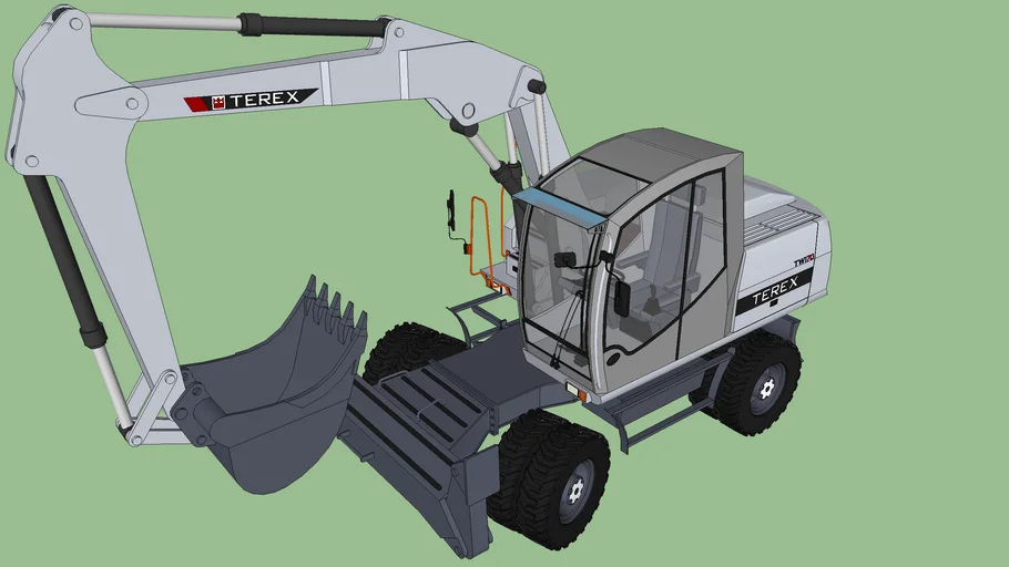 Terex excavator | 3D Warehouse