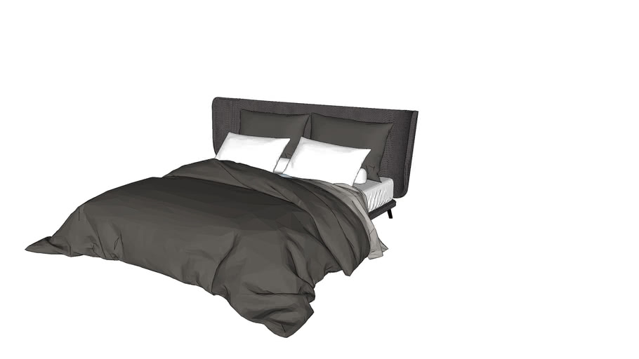 CAMA KING AURA 1,93 SACCARO | 3D Warehouse