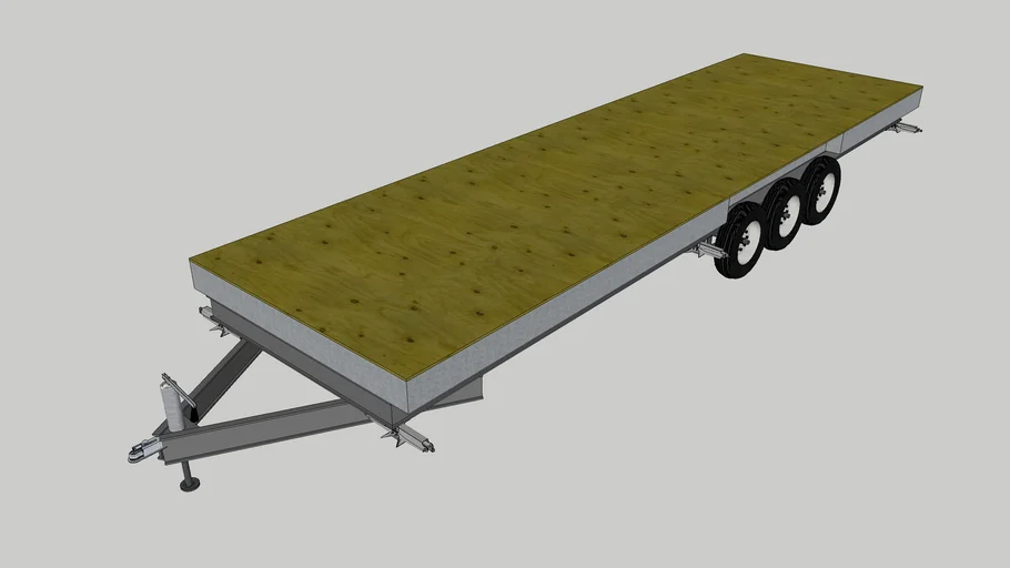 Trailer 28ft 3d Warehouse