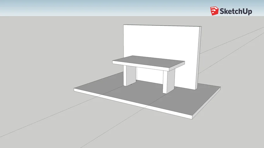 Zeke Table mockup | 3D Warehouse