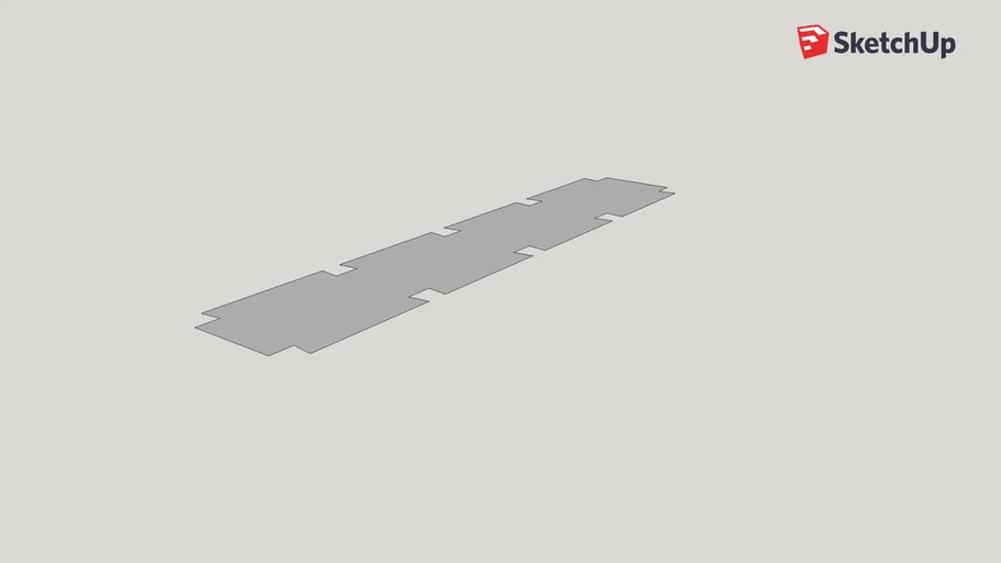 dovetail one layer drawing | 3D Warehouse