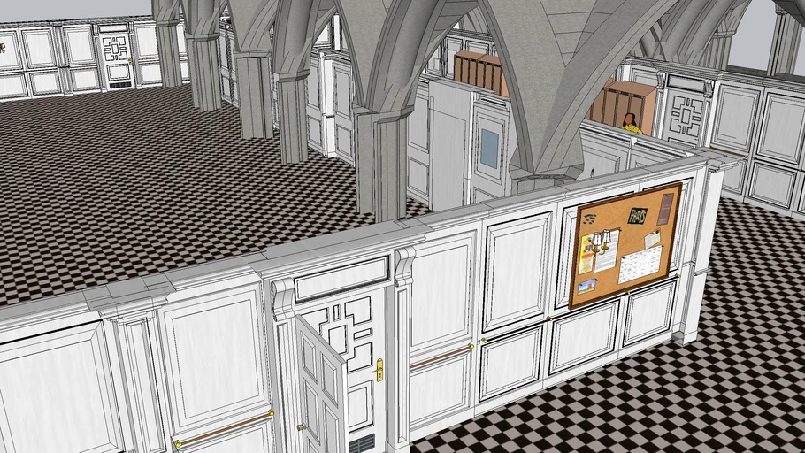 Lukas Liu School Hallway | 3D Warehouse