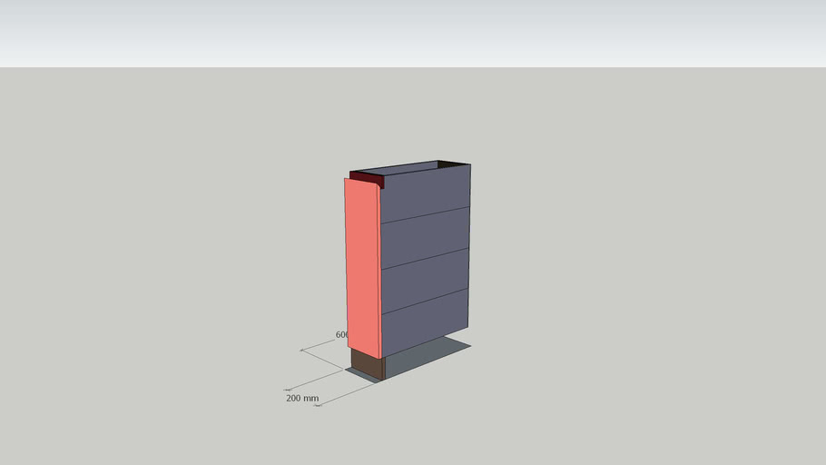 BASE_A_870H_100B_600D_200W | 3D Warehouse