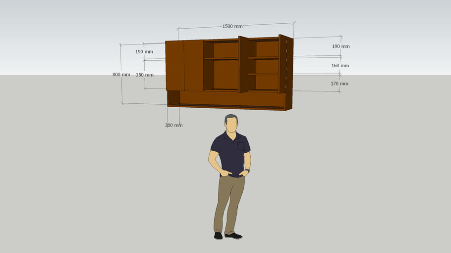 overhang cabinet | 3D Warehouse