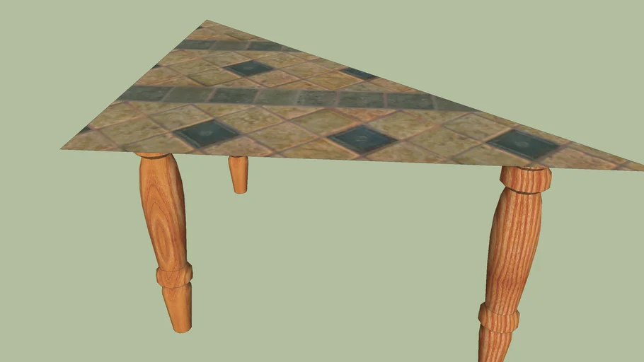 WORLDS FIRST EVER TRIANGLE TABLE | 3D Warehouse