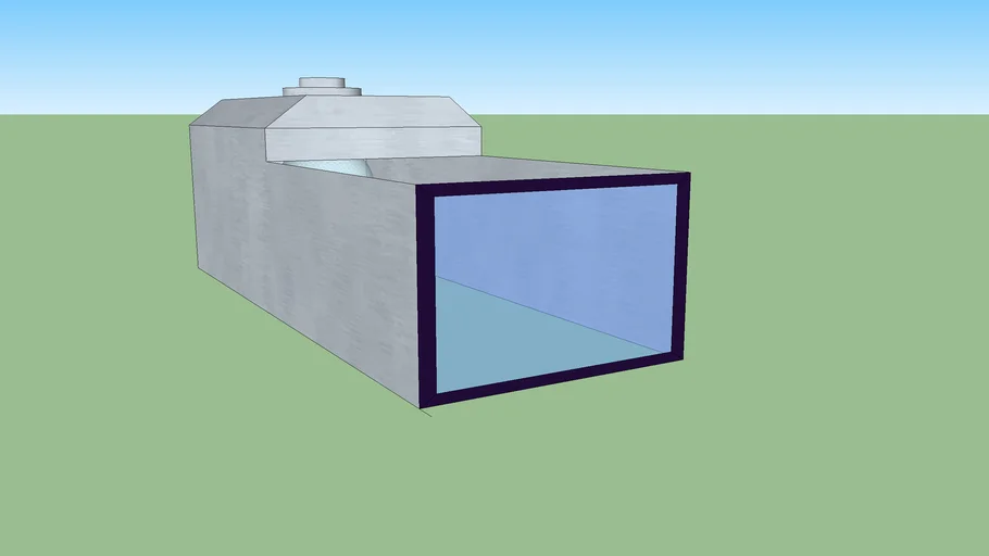 Ray box with blue filter | 3D Warehouse