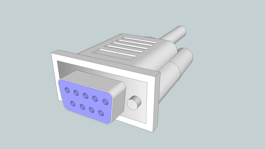 RS232 cable | 3D Warehouse