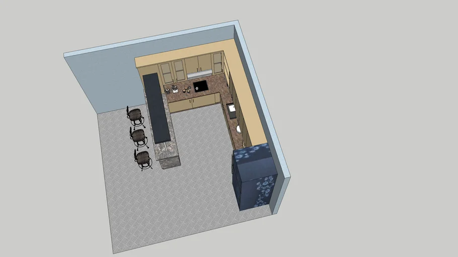 Modular Kitchen | 3D Warehouse