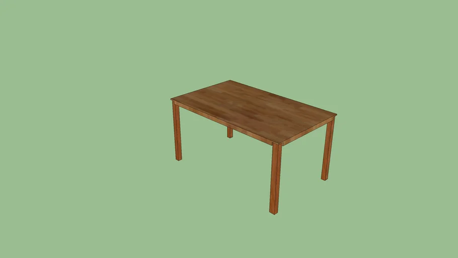 Wooden Table | 3D Warehouse
