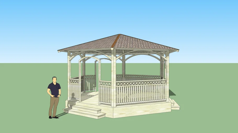 Foisor hexagonal | 3D Warehouse