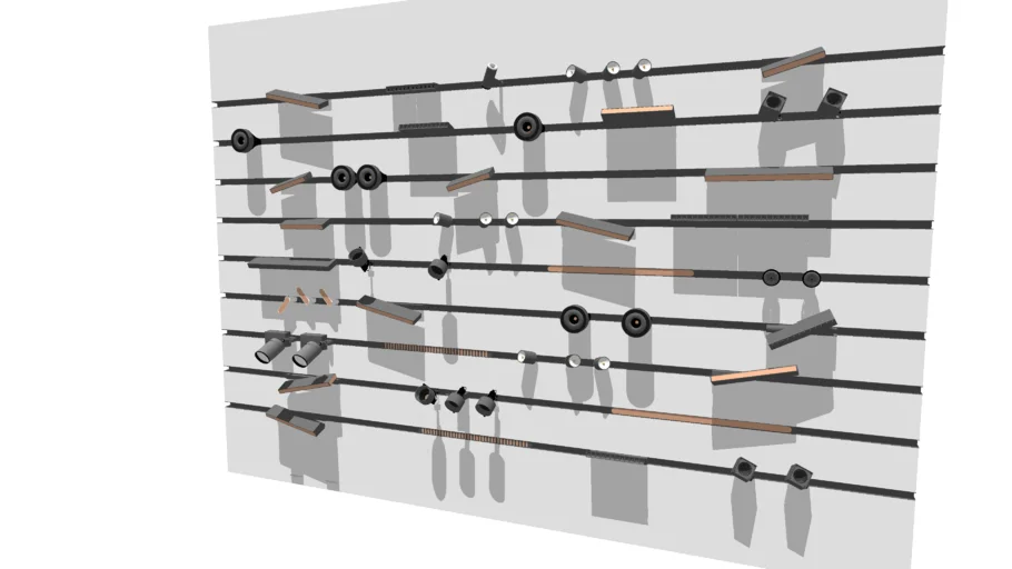 Magnetic Track Light-02 | 3D Warehouse