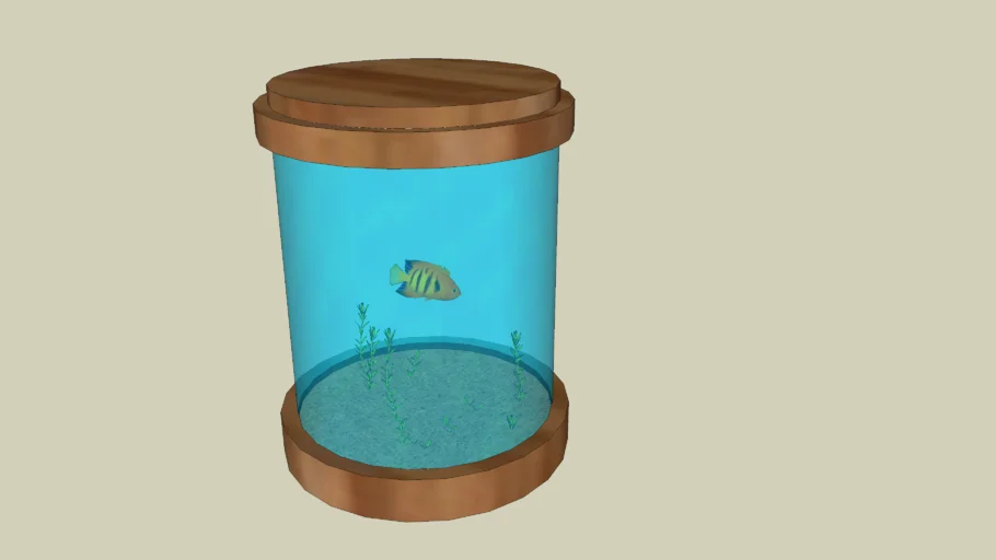 Small Cylinder Fish Tank | 3D Warehouse