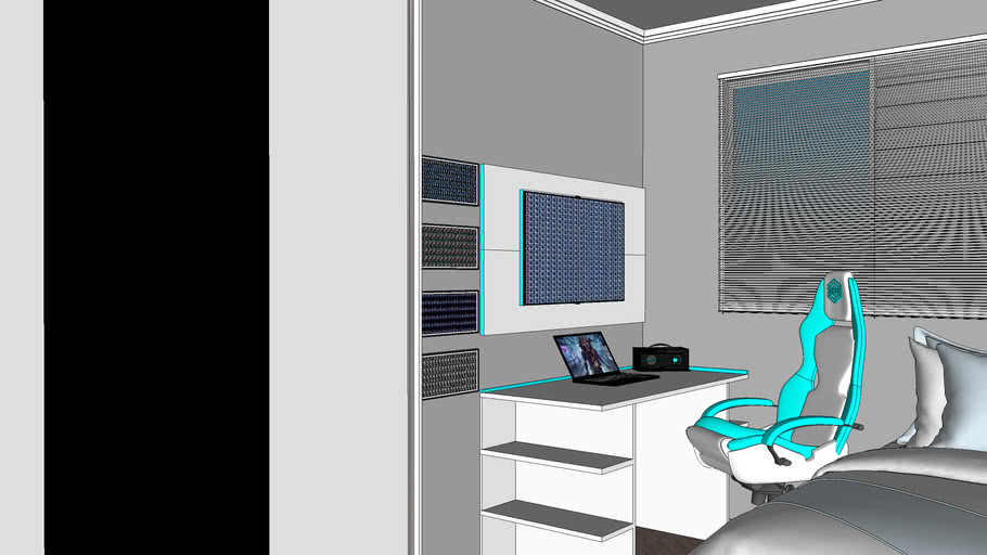 QUARTO GAMER | 3D Warehouse