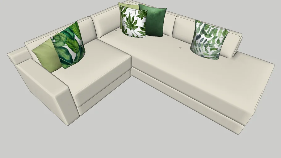 Sofá de canto | 3D Warehouse