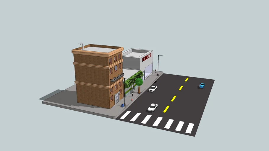simple street | 3D Warehouse