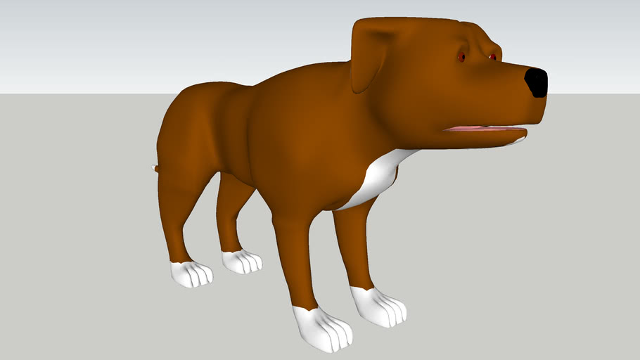 Staffordshire+Bull+Terrier Dog | 3D Warehouse