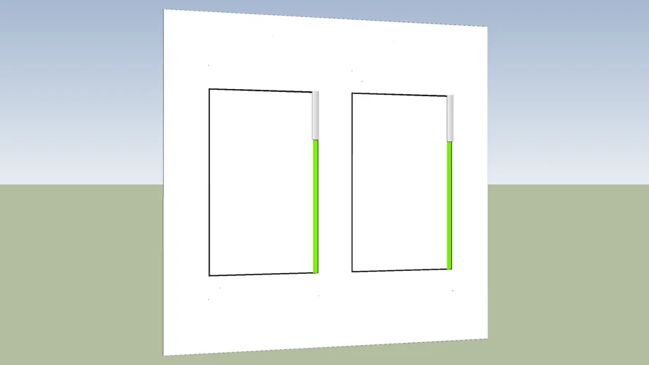 Double lightwitch with dimmers | 3D Warehouse