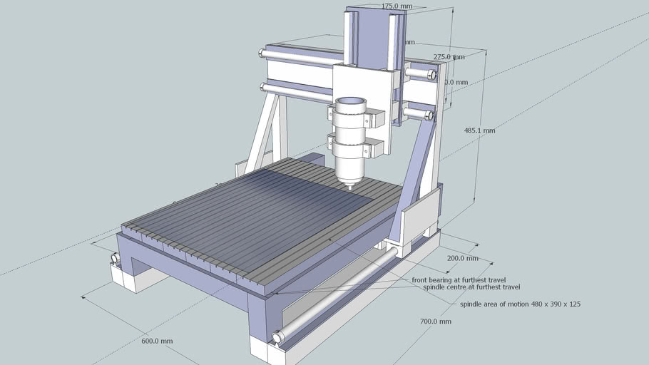 CNC router draft | 3D Warehouse