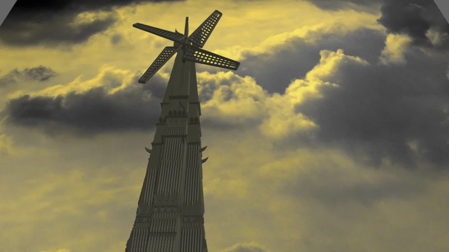 Ormill - The Orthanc Windmill | 3D Warehouse