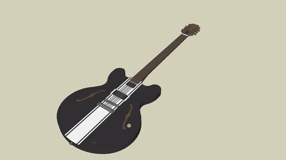 Tom DeLonge Signature Gibson | 3D Warehouse