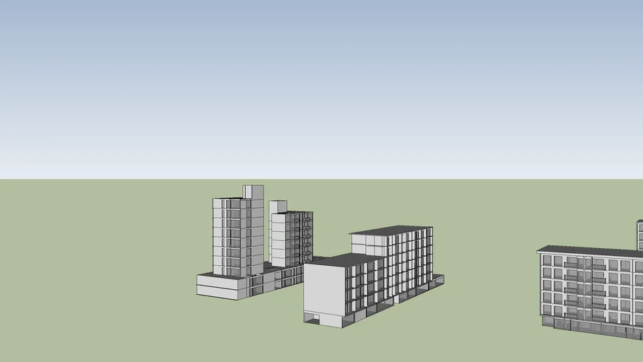 edificios densidades | 3D Warehouse