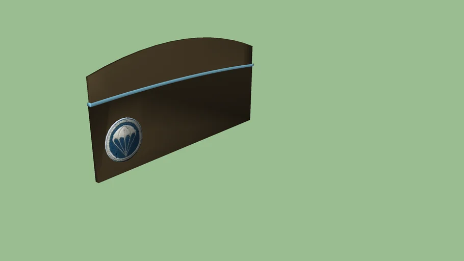 WW2 us airborne garison cap | 3D Warehouse
