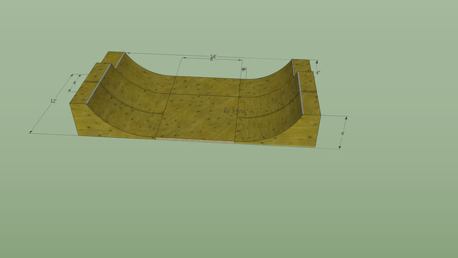 Mini ramp I'm building | 3D Warehouse