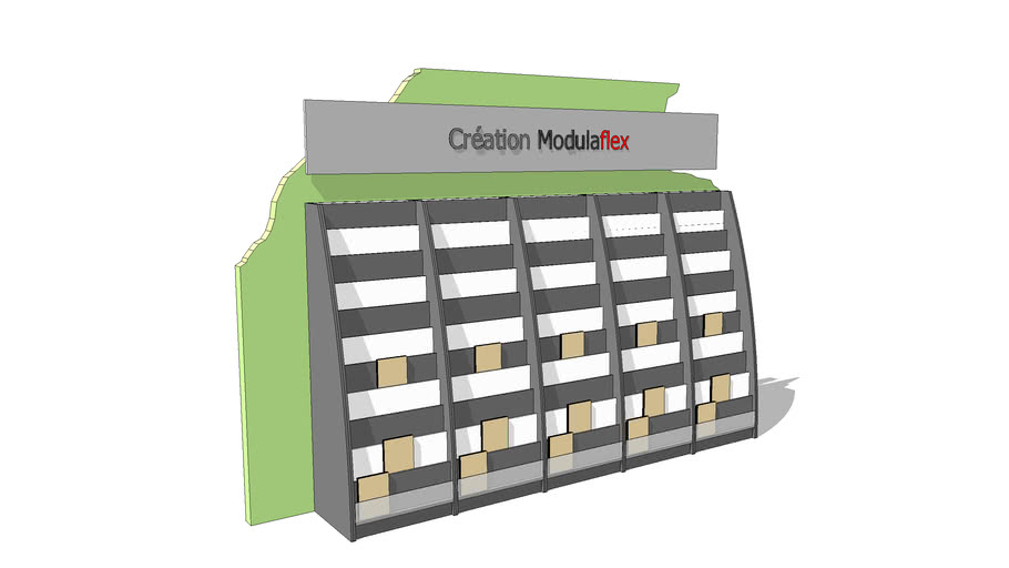 Book Store wall unit | 3D Warehouse