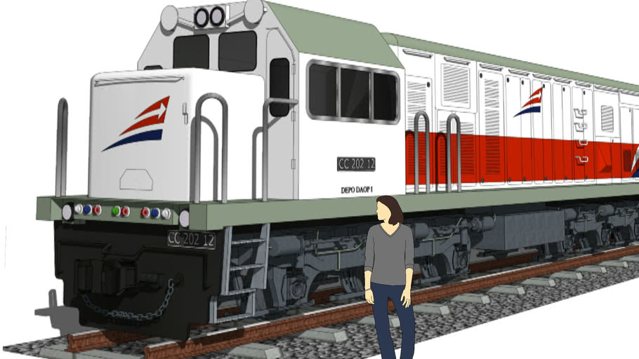 locomotive indo cc 202 | 3D Warehouse