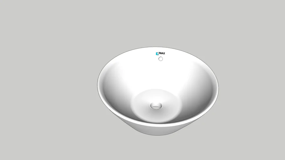 CHẬU RỬA MẶT LAVABO INAX L-445V | 3D Warehouse