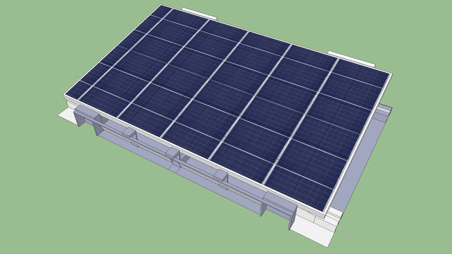 Renusol CS60 10 degree tilt | 3D Warehouse