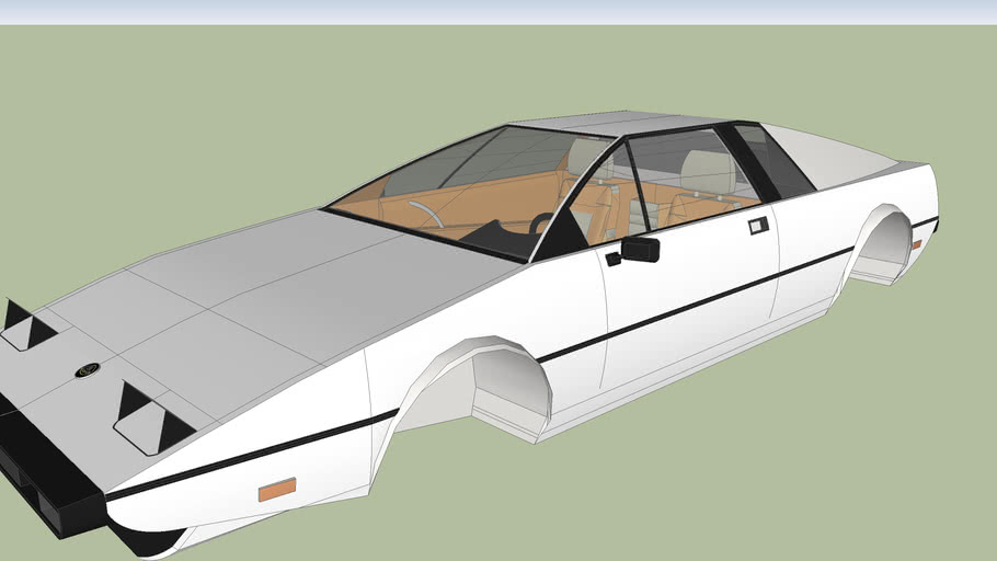 Lotus esprit James bond movie version | 3D Warehouse