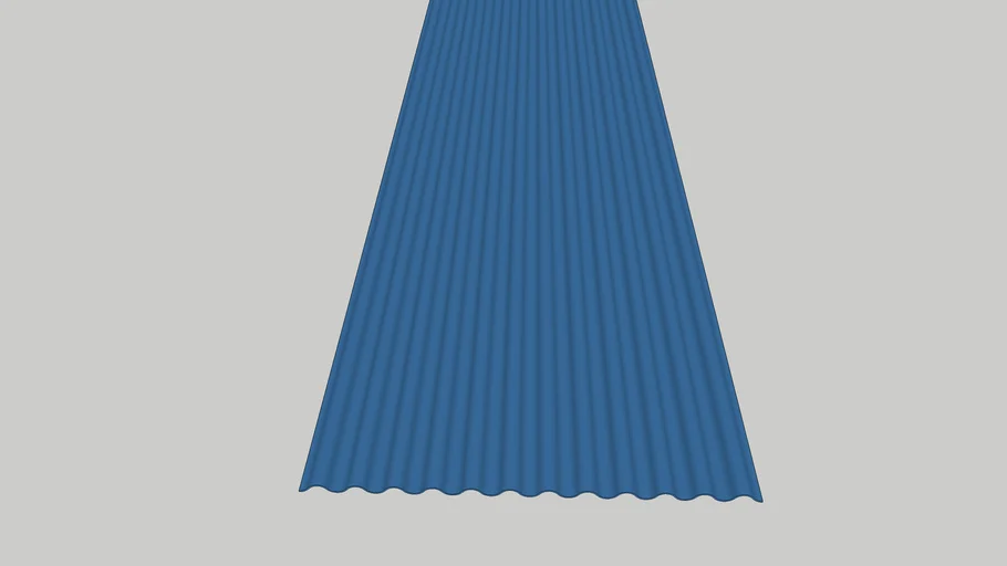 3D CORRUGATED ROOF | 3D Warehouse