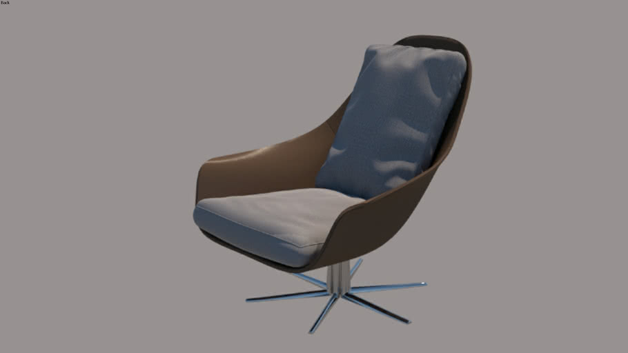 Flexform Sveva Armchair | 3D Warehouse