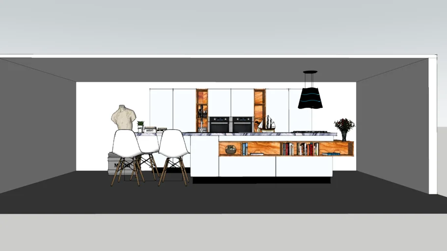 deep kitchen design by aloui saif eddine | 3D Warehouse