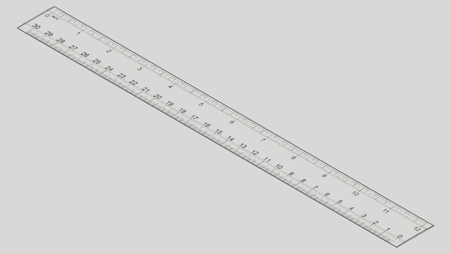 30cm Ruler | 3D Warehouse