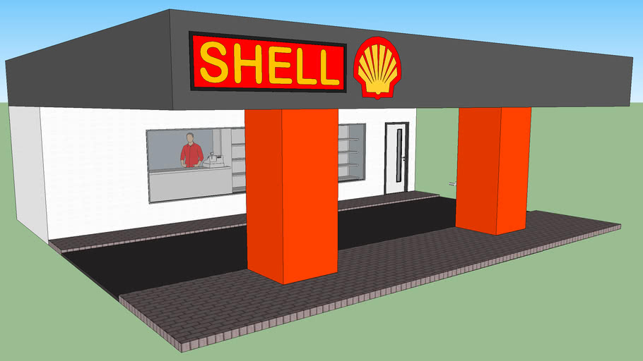gas station | 3D Warehouse
