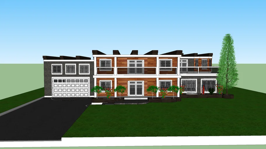 modern house | 3D Warehouse