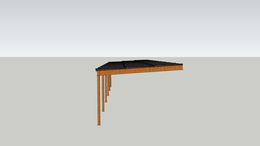 Solar Patio Cover | 3D Warehouse