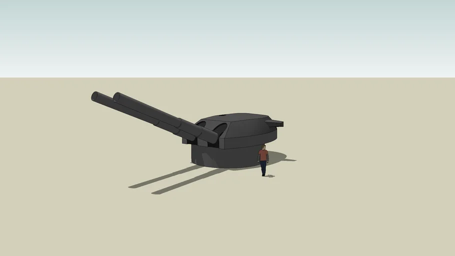 Naval 406mm Turret | 3D Warehouse
