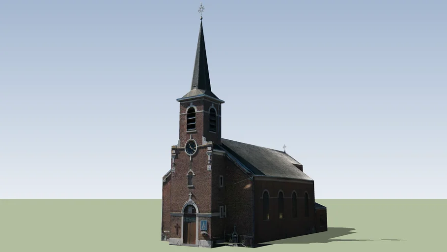Church of Saint Servatius, Koninksem | 3D Warehouse