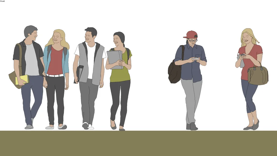 six people | 3D Warehouse