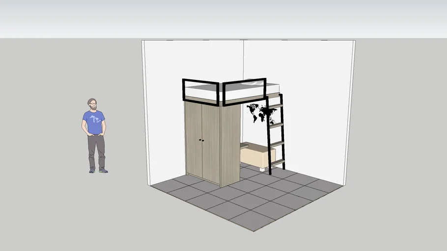 Bunk Bed | 3D Warehouse