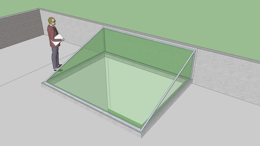 Cristalera inclinada | 3D Warehouse