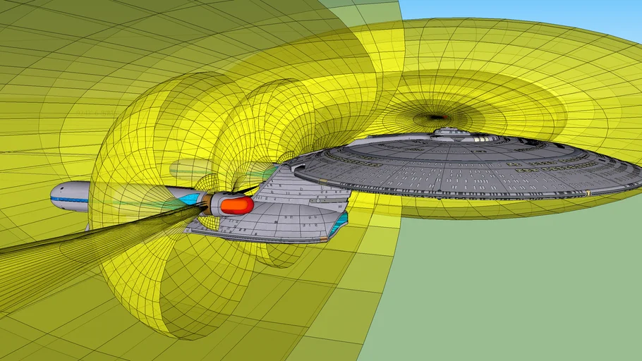 USS Enterprise NCC-1701-D Warp Field Geometry | 3D Warehouse